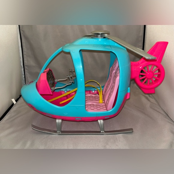 Barbie | Toys | Barbie Helicopter With Spinning Rotors 2seater Design ...